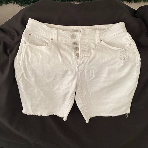 Shorts | White Distressed Shorts | Poshmark